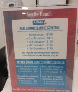 How Much Does ADMA Biocenters Pay For Plasma? - Discover Plasma